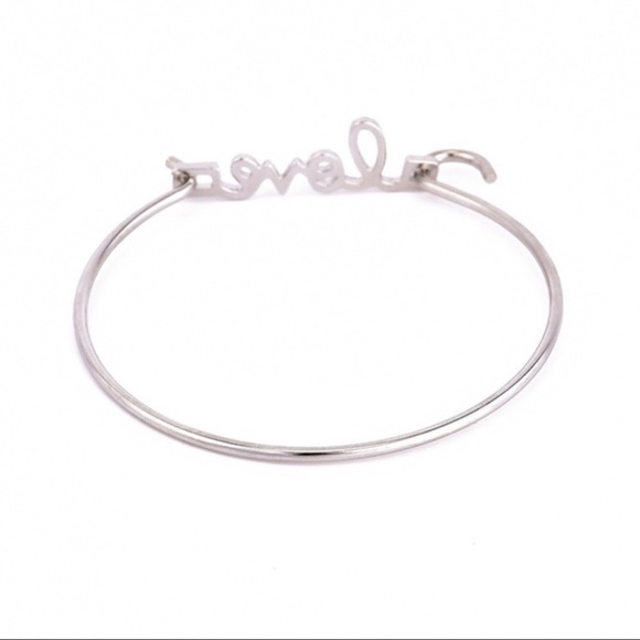 Accessories | Cute Bundle Crystal Open Bracelet Bangle Set | Poshmark